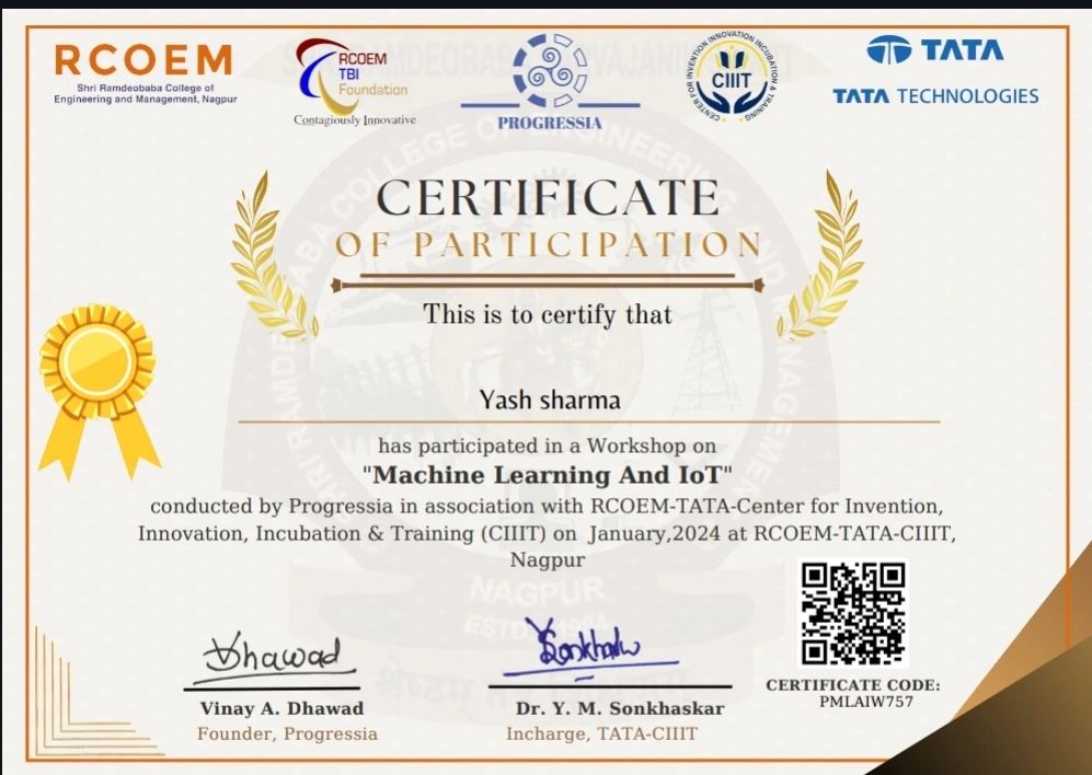 Yash Sharma on LinkedIn: #workshop #iot #machinelearning # ... Yash Sharma on LinkedIn: #workshop #iot #machinelearning # ...