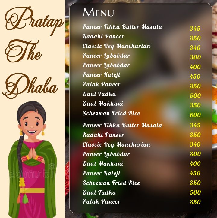 Muskan Kumari on LinkedIn: menu card Muskan Kumari on LinkedIn: menu card