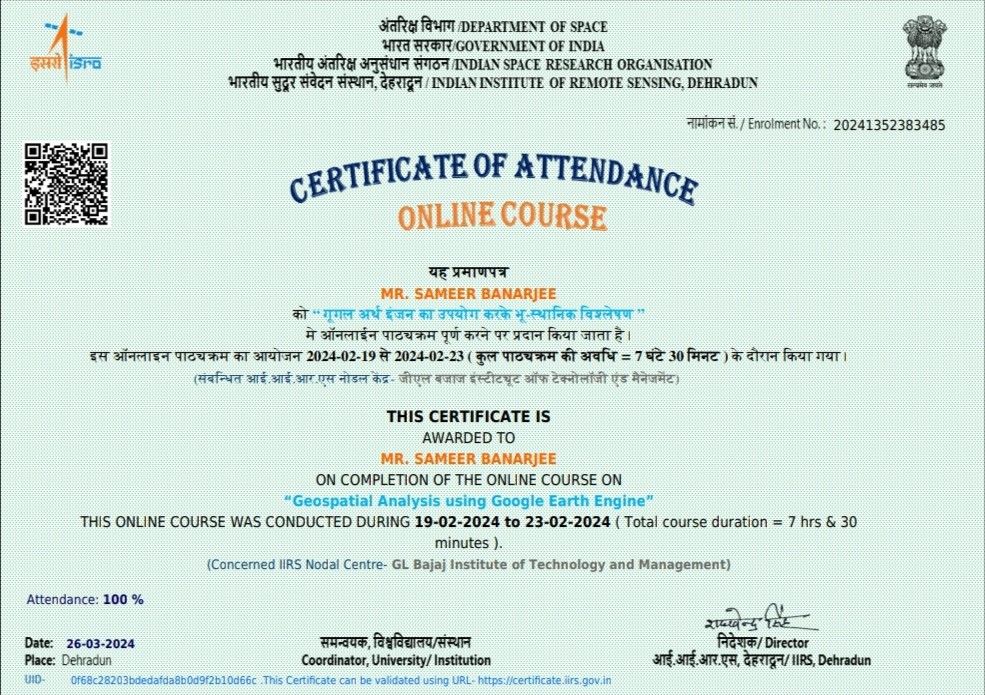 Sameer Banarjee on LinkedIn: #spacescience #geospatialanalysis #isro # ... Sameer Banarjee on LinkedIn: #spacescience #geospatialanalysis #isro # ...
