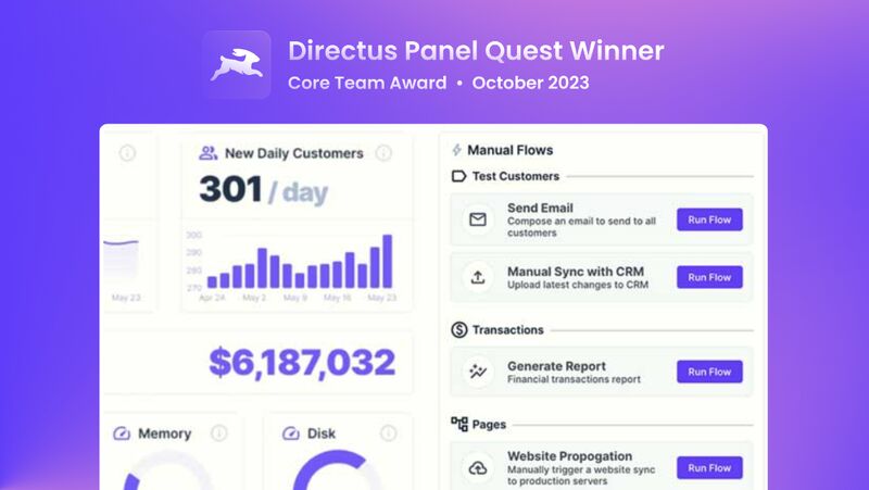 Directus on LinkedIn: 🥁 Announcing our Panel Quest Hackathon Winners ... Directus on LinkedIn: 🥁 Announcing our Panel Quest Hackathon Winners ...