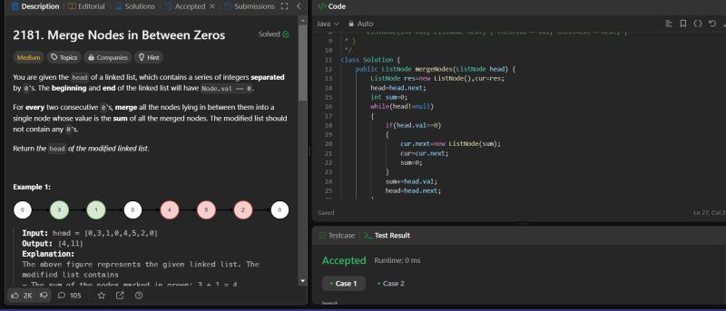 Challa Pooja on LinkedIn: #30daysofcodingchallenge #day27 #leetcode # ... Challa Pooja on LinkedIn: #30daysofcodingchallenge #day27 #leetcode # ...