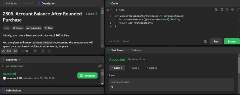 Sowmya S on LinkedIn: #leetcodechallenge #codingjourney Sowmya S on LinkedIn: #leetcodechallenge #codingjourney