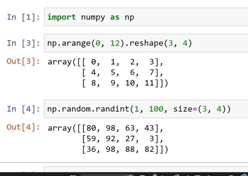 Numpy: Create 2D Arrays with Seamless Learning! 💡 | Muhammad Moeez ... Numpy: Create 2D Arrays with Seamless Learning! 💡 | Muhammad Moeez ...