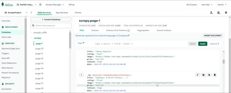 Aarish Alam on LinkedIn: #webscraping #scrapy #mongodb #nosql # ... Aarish Alam on LinkedIn: #webscraping #scrapy #mongodb #nosql # ...