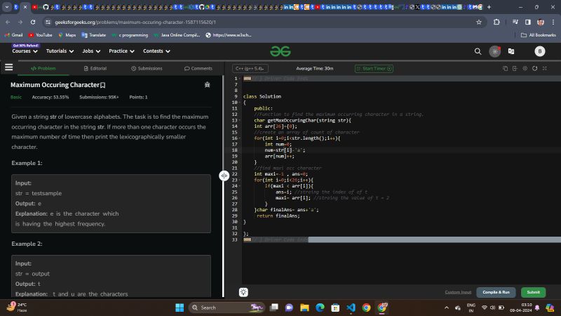 Banti Prajapati on LinkedIn: #dsa #codingninjas #geeksforgeeks Banti Prajapati on LinkedIn: #dsa #codingninjas #geeksforgeeks