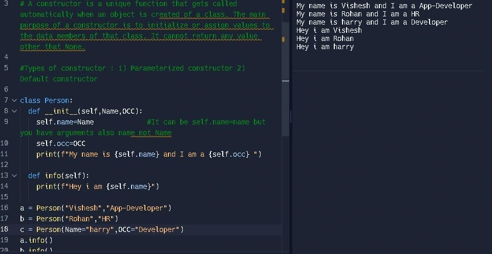 Vishesh Bansal on LinkedIn: #python #coding #learning #programming #oop Vishesh Bansal on LinkedIn: #python #coding #learning #programming #oop