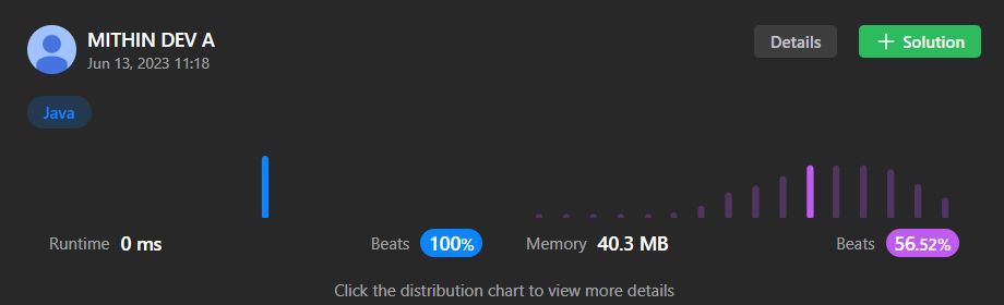 MITHIN DEV A on LinkedIn: #leetcode #codingchallenge #algorithm # ... MITHIN DEV A on LinkedIn: #leetcode #codingchallenge #algorithm # ...