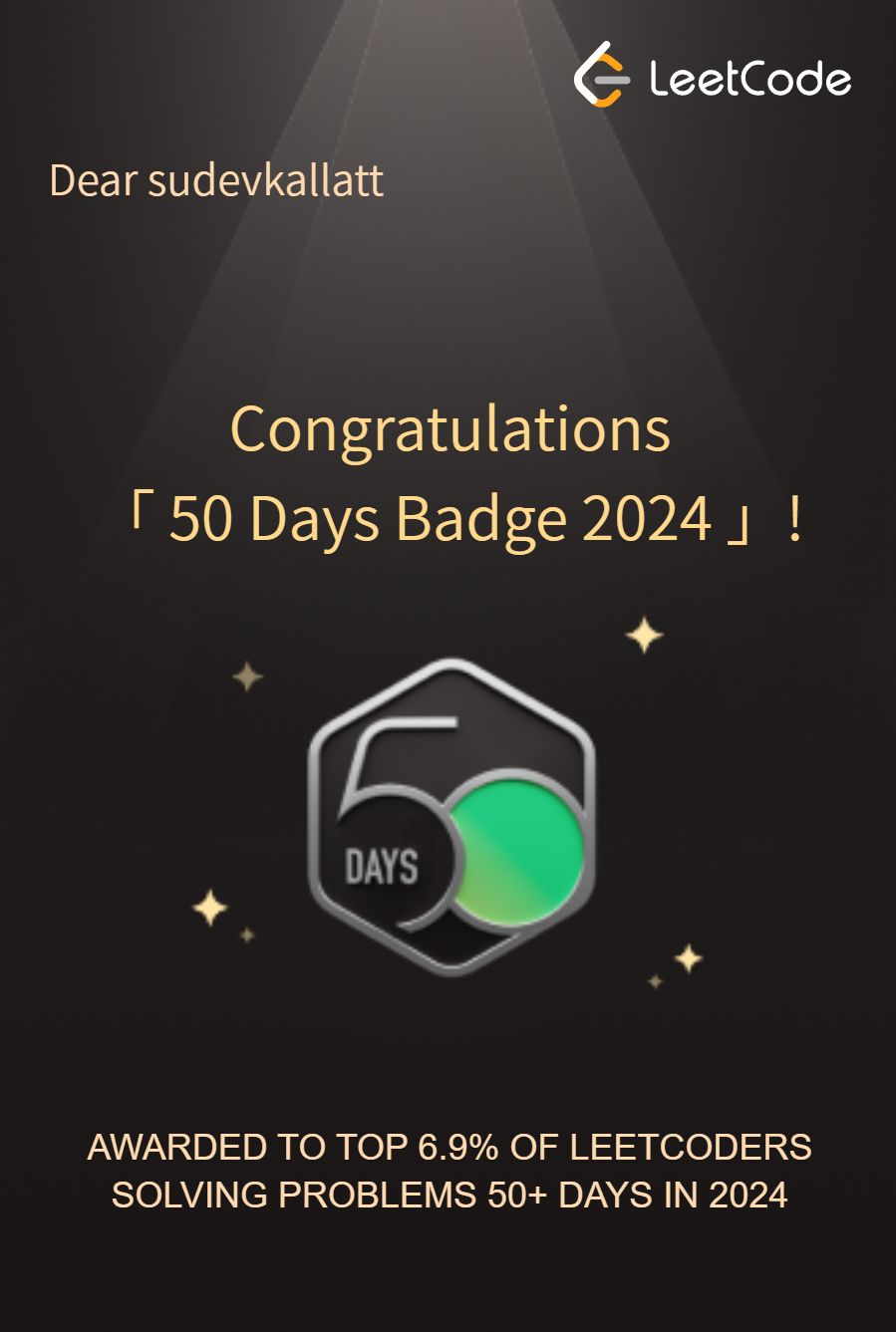 Sudev K on LinkedIn: #leetcode #coding #achievement #continuouslearning ... Sudev K on LinkedIn: #leetcode #coding #achievement #continuouslearning ...