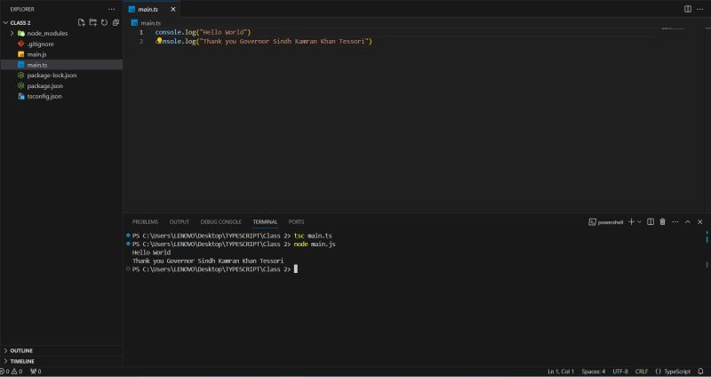 Launching TypeScript project Hello World with Maheen Sheikh | Maheen ... Launching TypeScript project Hello World with Maheen Sheikh | Maheen ...