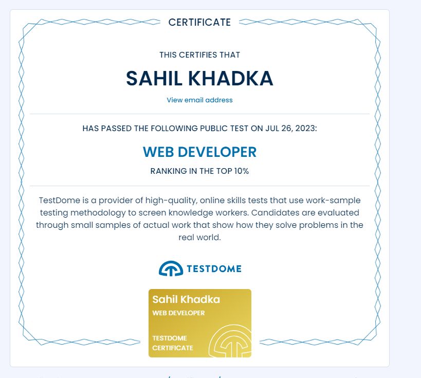 Sahil Khadka on LinkedIn: I'm happy to share that I've successfully ... Sahil Khadka on LinkedIn: I'm happy to share that I've successfully ...
