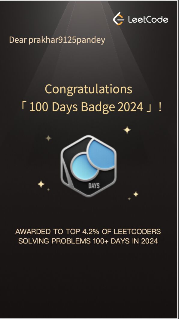 Prakhar Pandey on LinkedIn: #leetcode #100dayschallenge #codingjourney ... Prakhar Pandey on LinkedIn: #leetcode #100dayschallenge #codingjourney ...