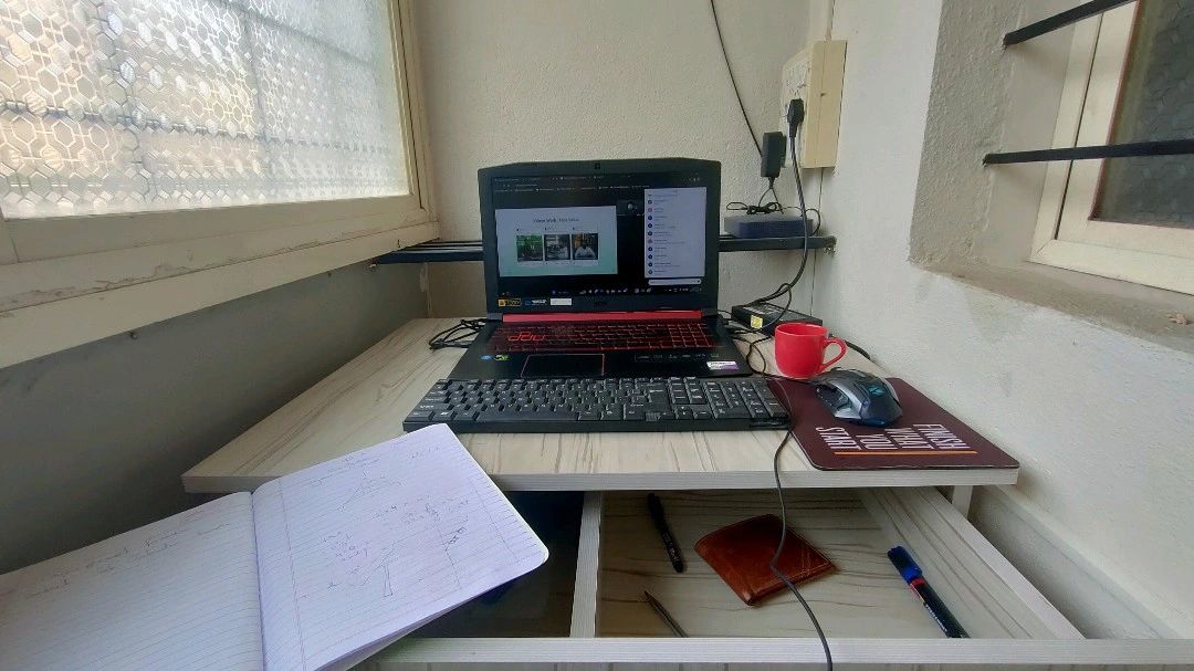 Gururaj M Mannur on LinkedIn: heey it's my new desk setup now I can ... Gururaj M Mannur on LinkedIn: heey it's my new desk setup now I can ...