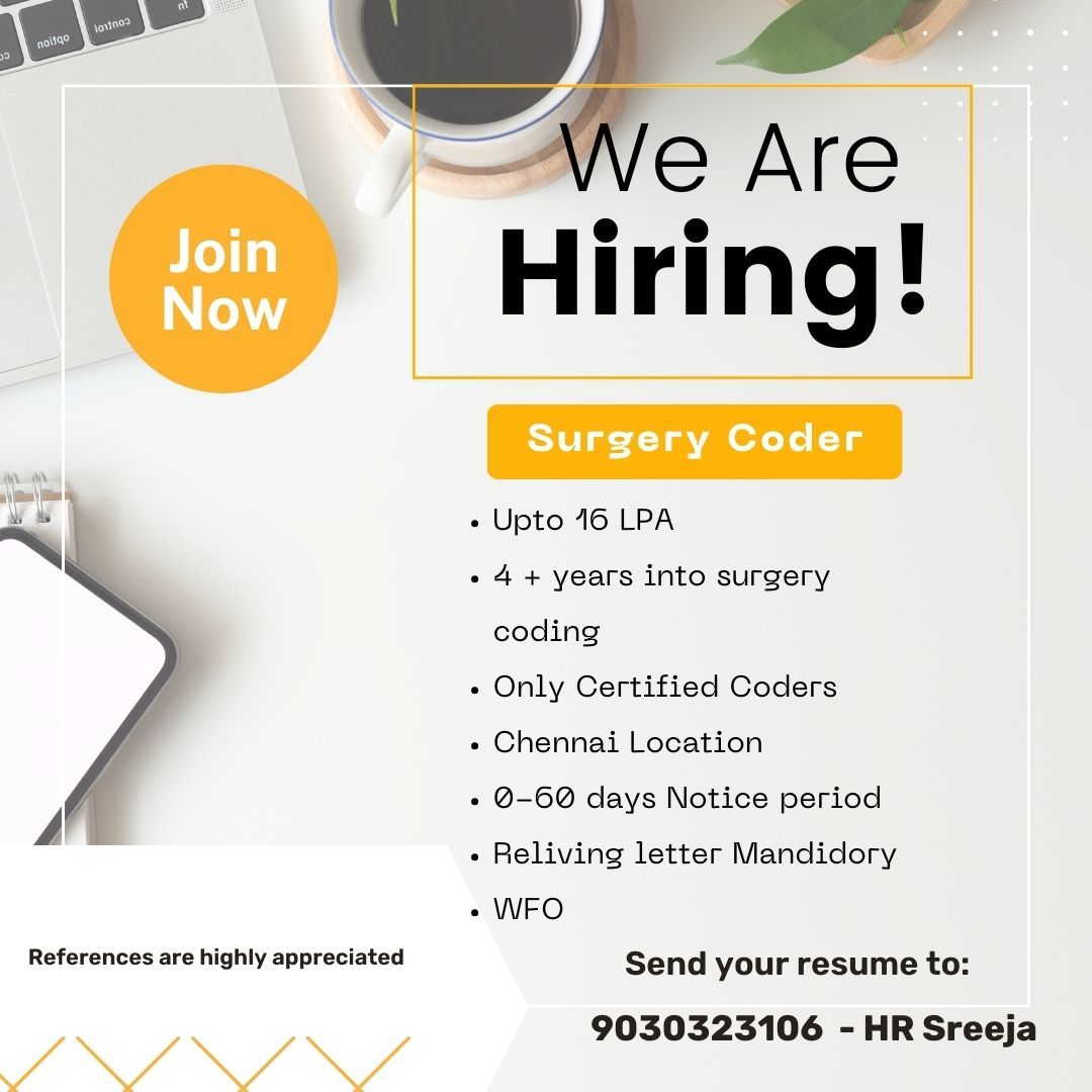 Lakshmi sravya on LinkedIn: We Are Hiring || Surgery coder ( Lead ... Lakshmi sravya on LinkedIn: We Are Hiring || Surgery coder ( Lead ...