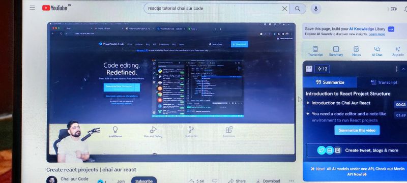 Ramanand Tiwari on LinkedIn: #reactlearning #day2progress #chaiaurcode ... Ramanand Tiwari on LinkedIn: #reactlearning #day2progress #chaiaurcode ...