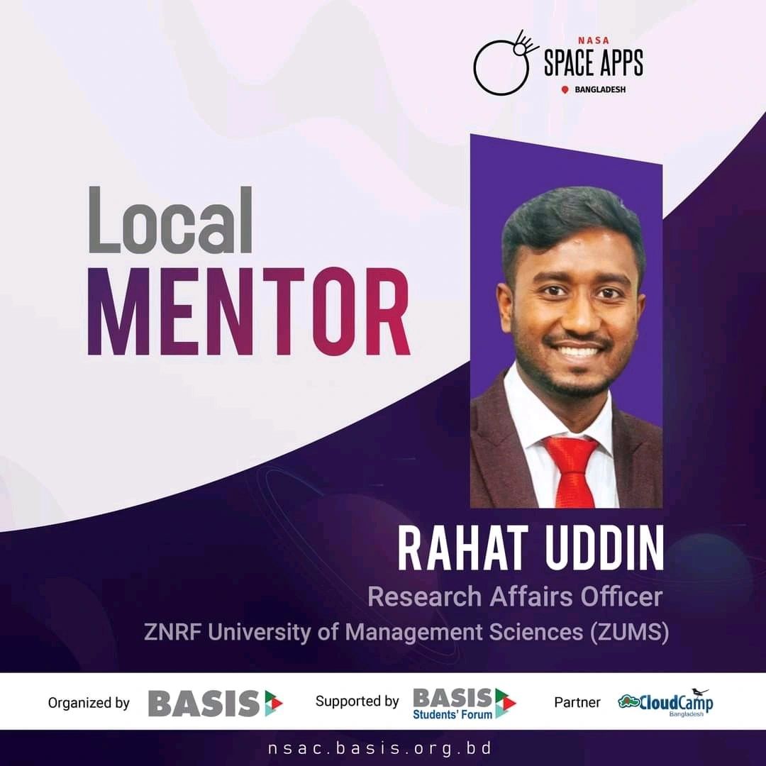 Rahat Uddin on LinkedIn: #nasaspaceappschallenge_2023 #nasa #basis #bsf ... Rahat Uddin on LinkedIn: #nasaspaceappschallenge_2023 #nasa #basis #bsf ...