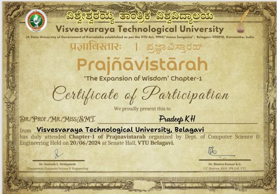 Pradeep KH on LinkedIn: #aiml #machinelearning #technology #vtubelagavi Pradeep KH on LinkedIn: #aiml #machinelearning #technology #vtubelagavi