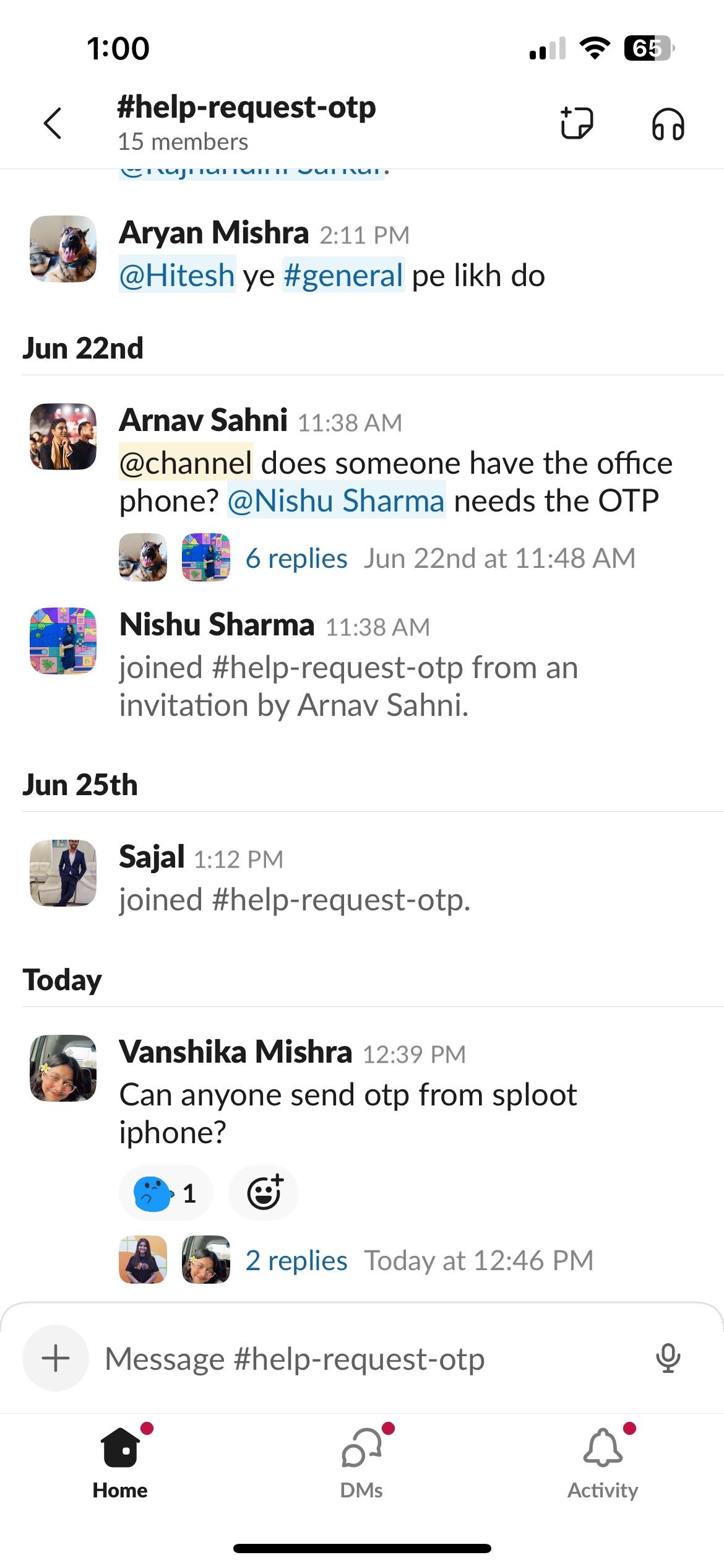 Garima Kaushal on LinkedIn: Startup Must Haves: A slack channel for OTP ... Garima Kaushal on LinkedIn: Startup Must Haves: A slack channel for OTP ...