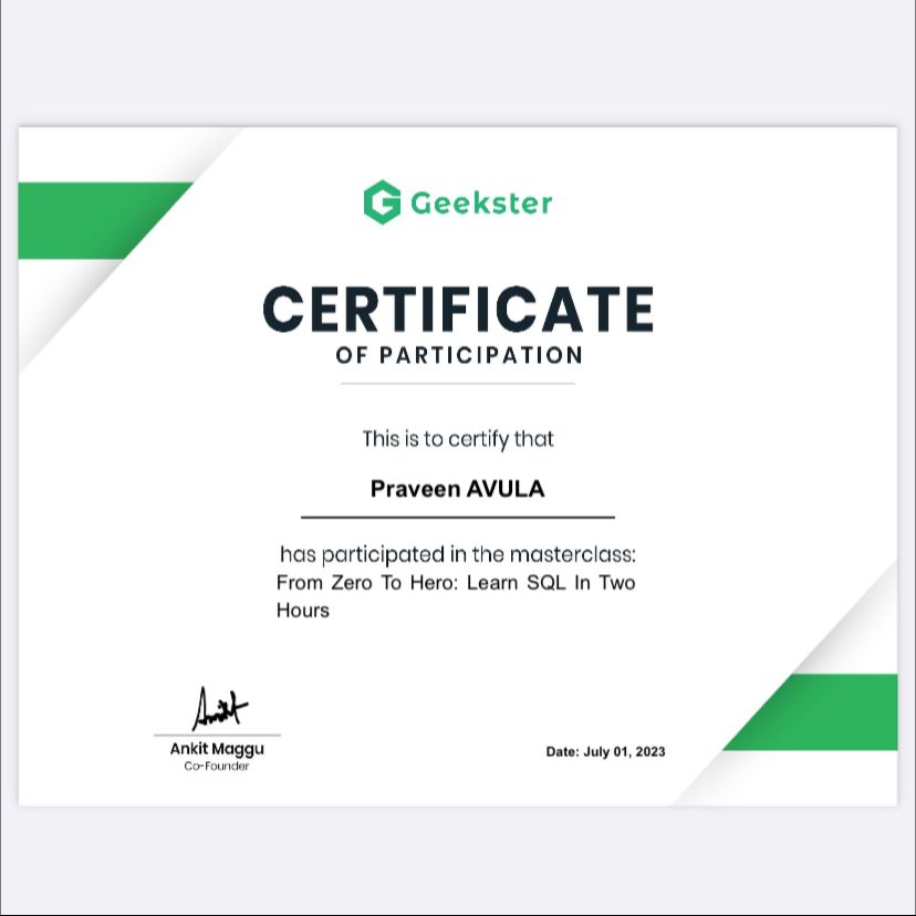 Praveen avula on LinkedIn: Sql Praveen avula on LinkedIn: Sql