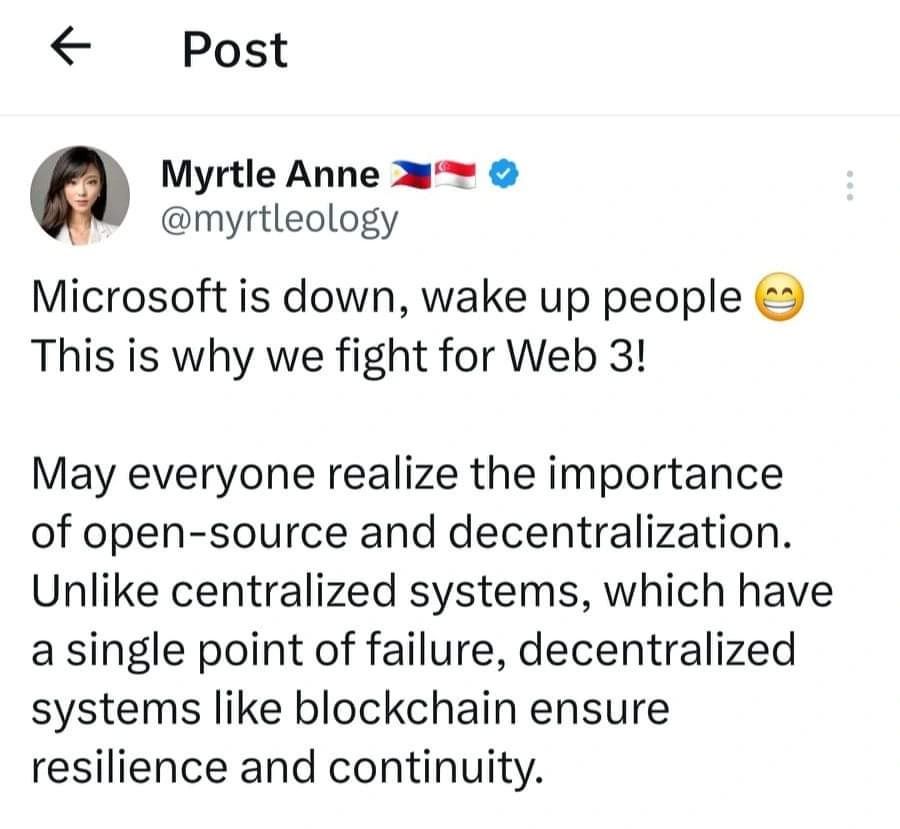 Myrtle A. on LinkedIn: #tech #decentralization #opensource #blockchain Myrtle A. on LinkedIn: #tech #decentralization #opensource #blockchain