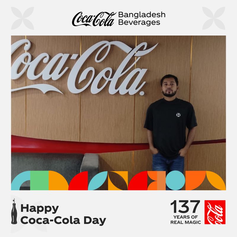 Md. Hasibul Hasan on LinkedIn: #137yearsofrealmagic #lifeatcoke #cocacola Md. Hasibul Hasan on LinkedIn: #137yearsofrealmagic #lifeatcoke #cocacola