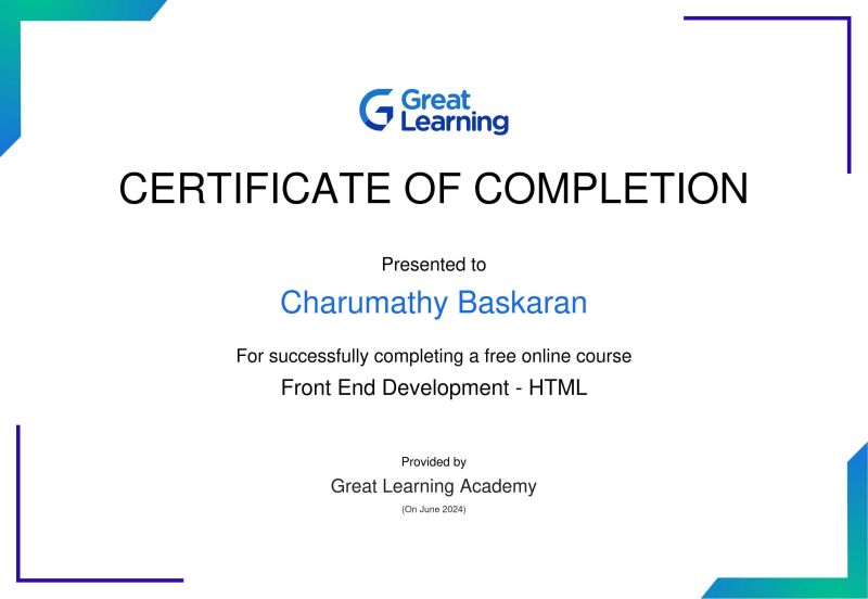 Charumathy Baskaran on LinkedIn: #webdevelopment #frontend #html # ... Charumathy Baskaran on LinkedIn: #webdevelopment #frontend #html # ...