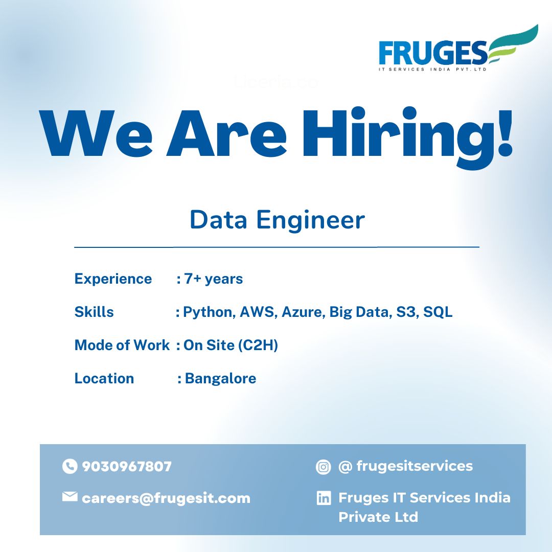 Fruges IT Services India Private Ltd on LinkedIn: #dataengineering # ... Fruges IT Services India Private Ltd on LinkedIn: #dataengineering # ...