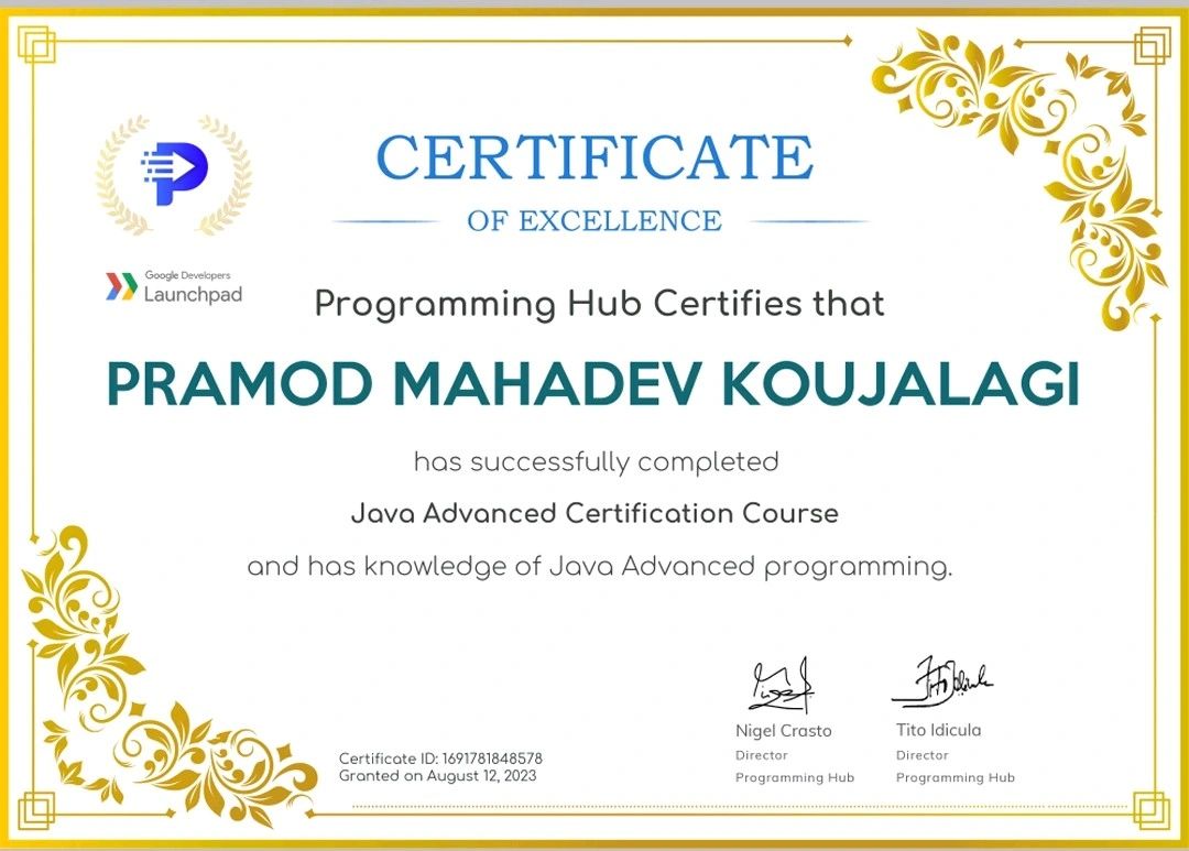 Pramod Koujalagi on LinkedIn: #java #advancedjava #javaprogramming Pramod Koujalagi on LinkedIn: #java #advancedjava #javaprogramming