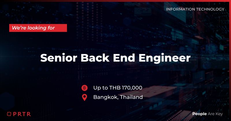 PRTR on LinkedIn: We are hiring Senior Back End Engineer (Elixir) in ... PRTR on LinkedIn: We are hiring Senior Back End Engineer (Elixir) in ...