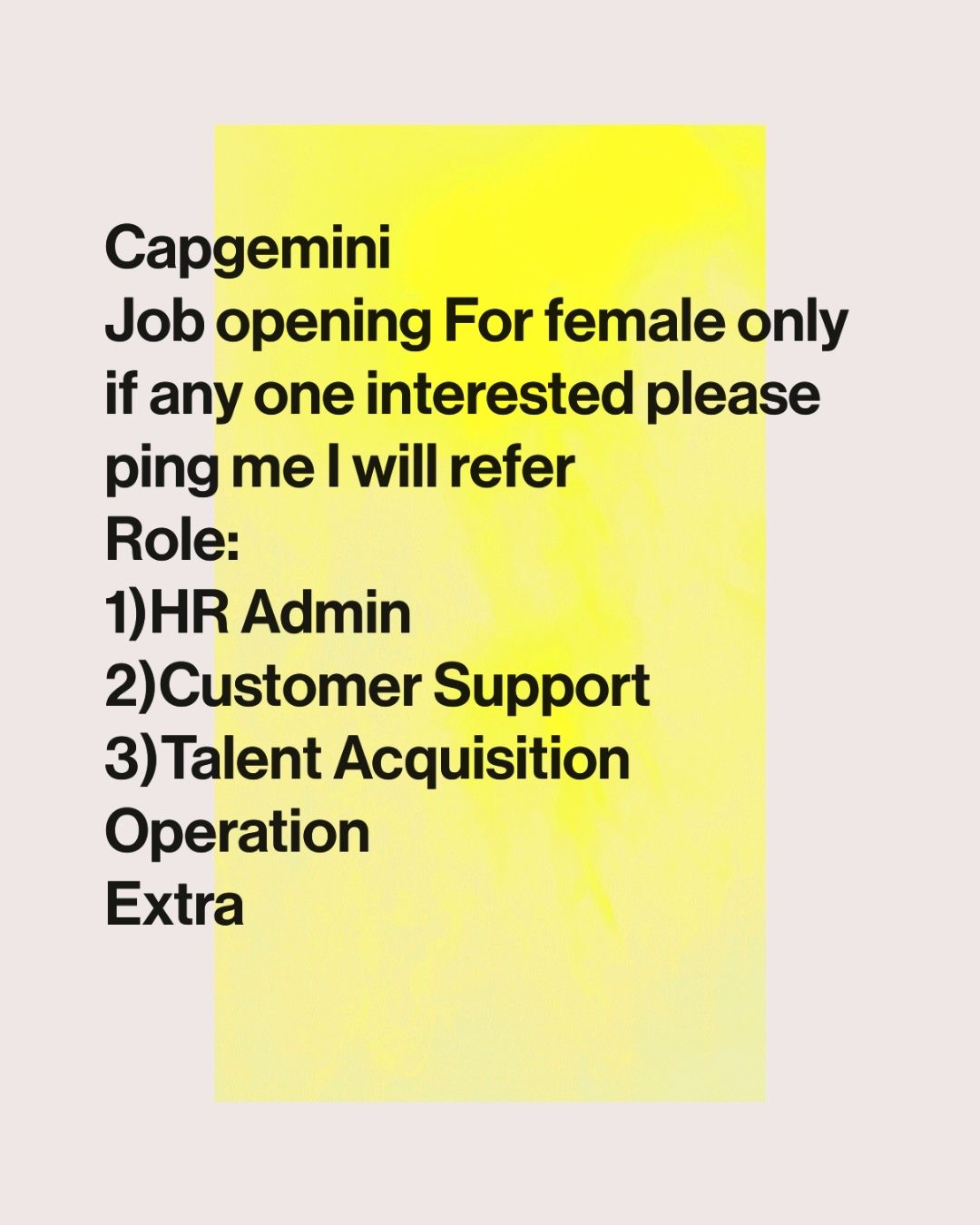 Karthikraja M on LinkedIn: Job Opportunity Karthikraja M on LinkedIn: Job Opportunity