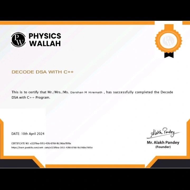 Darshan M Hiremath on LinkedIn: #cplusplus #datastructures #algorithms ... Darshan M Hiremath on LinkedIn: #cplusplus #datastructures #algorithms ...