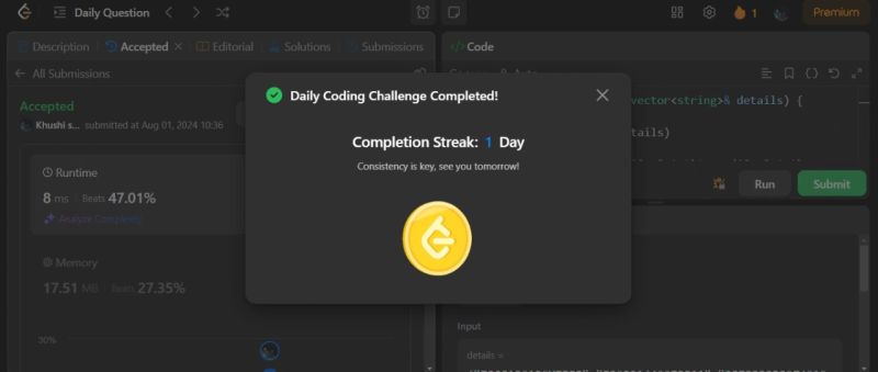 Khushi Singhal on LinkedIn: #leetcode #daily #practice Khushi Singhal on LinkedIn: #leetcode #daily #practice