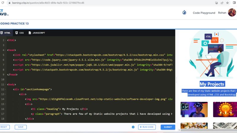 Murgani Rohan on LinkedIn: #30daysofcodechallenge #html #css # ... Murgani Rohan on LinkedIn: #30daysofcodechallenge #html #css # ...