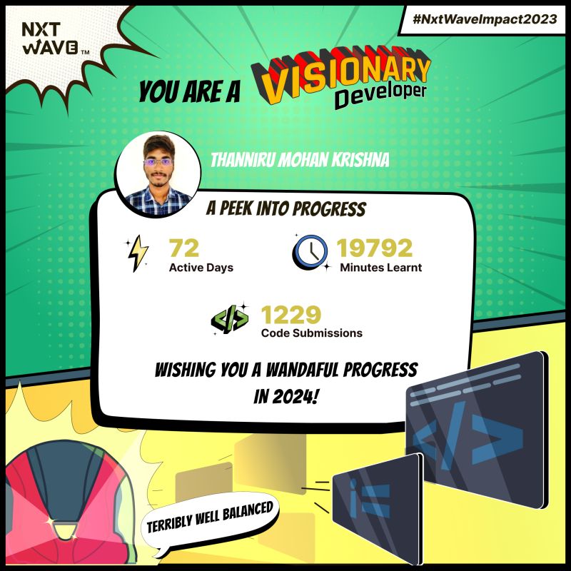 Completed 50daysofcode challenge with NxtWave | Mohan Krishna Thanniru ... Completed 50daysofcode challenge with NxtWave | Mohan Krishna Thanniru ...