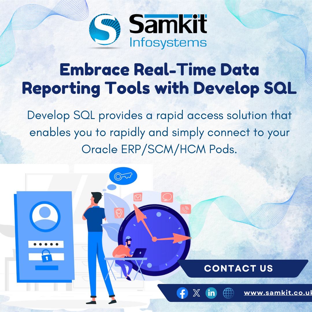 Develop SQL with Oracle ERP Cloud | Samkit Infosystems posted on the ... Develop SQL with Oracle ERP Cloud | Samkit Infosystems posted on the ...