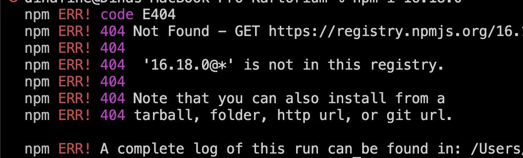 Dina Fine on LinkedIn: #nvm #nodejs #developers #npm #errors #homebrew ... Dina Fine on LinkedIn: #nvm #nodejs #developers #npm #errors #homebrew ...