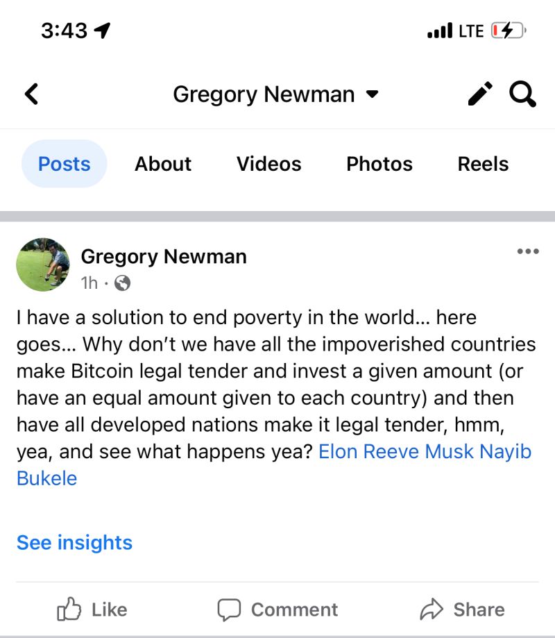 Gregory Newman on LinkedIn: Nayib Bukele Elon Musk Gregory Newman on LinkedIn: Nayib Bukele Elon Musk