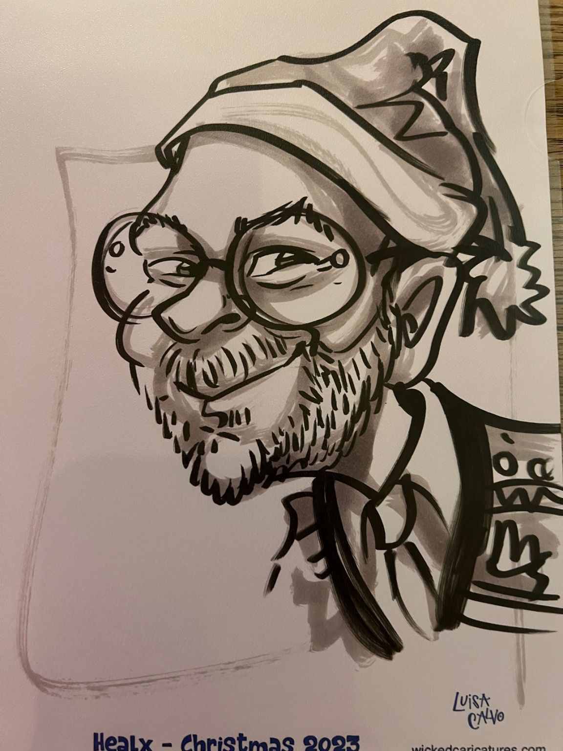 Bruce Bloom on LinkedIn: I had my caricature done by Luisa Calvo in ... Bruce Bloom on LinkedIn: I had my caricature done by Luisa Calvo in ...