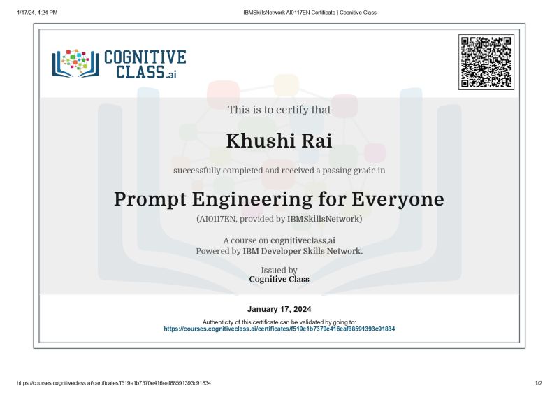 Khushi Rai on LinkedIn: #promptengineering #python #pythonprogramming # ... Khushi Rai on LinkedIn: #promptengineering #python #pythonprogramming # ...