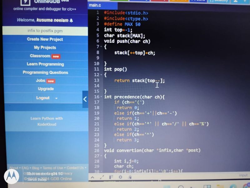 Kusuma Neelam on LinkedIn: #datastructures #ccoding Kusuma Neelam on LinkedIn: #datastructures #ccoding