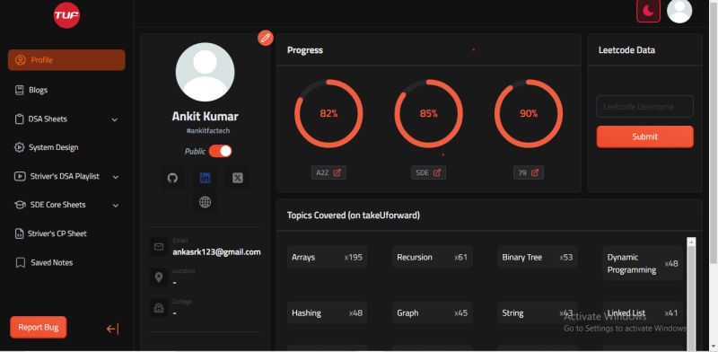 Ankit Kumar on LinkedIn: #striver #codingjourney #neverstoplearning # ... Ankit Kumar on LinkedIn: #striver #codingjourney #neverstoplearning # ...