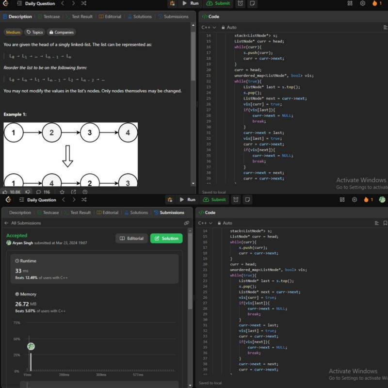 How to solve the linked list problem on LeetCode | Reshu Singh posted ... How to solve the linked list problem on LeetCode | Reshu Singh posted ...