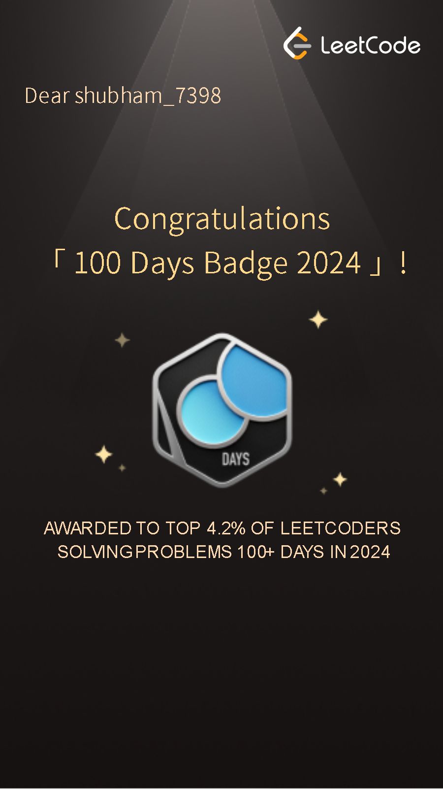 Shubham Shukla on LinkedIn: #100_days_of_coding_mission_accomplished # ... Shubham Shukla on LinkedIn: #100_days_of_coding_mission_accomplished # ...