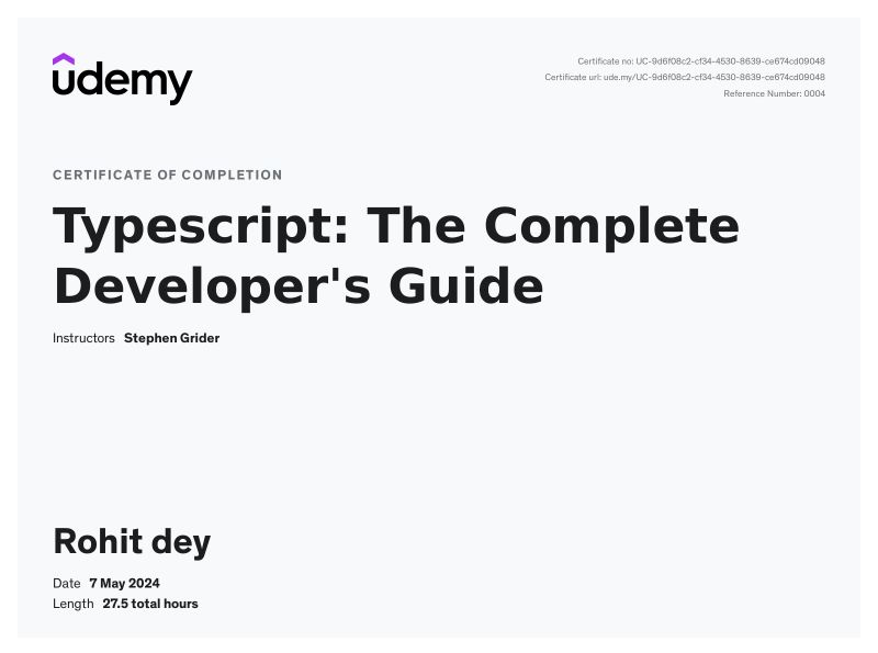 Rohit Dey on LinkedIn: #typescript #webdevelopment #professionalgrowth ... Rohit Dey on LinkedIn: #typescript #webdevelopment #professionalgrowth ...