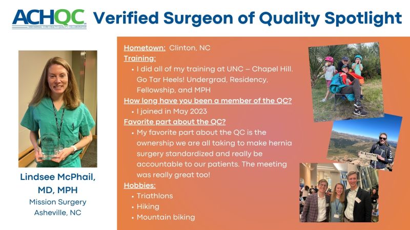 Abdominal Core Health Quality Collaborative Foundation (ACHQC) on ... Abdominal Core Health Quality Collaborative Foundation (ACHQC) on ...