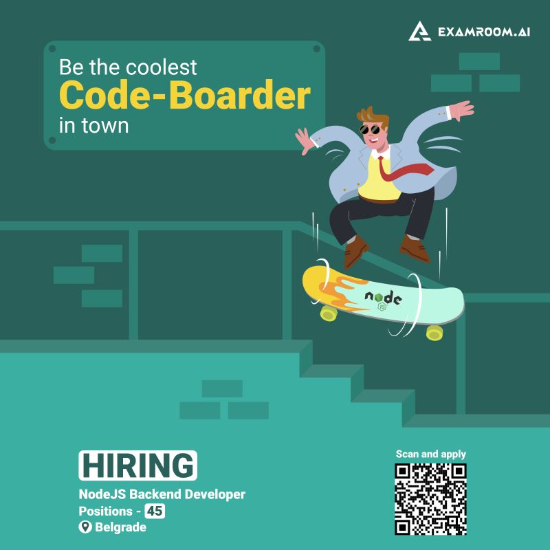 ExamRoom.AI® on LinkedIn: #nodejs #jobsinserbia #serbia #wearehiring # ... ExamRoom.AI® on LinkedIn: #nodejs #jobsinserbia #serbia #wearehiring # ...