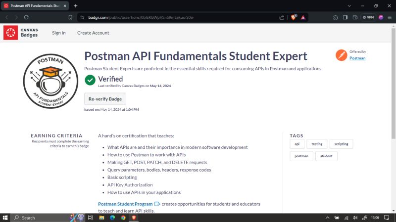Kaustubh Upadhyay on LinkedIn: #apis #postman #certification # ... Kaustubh Upadhyay on LinkedIn: #apis #postman #certification # ...