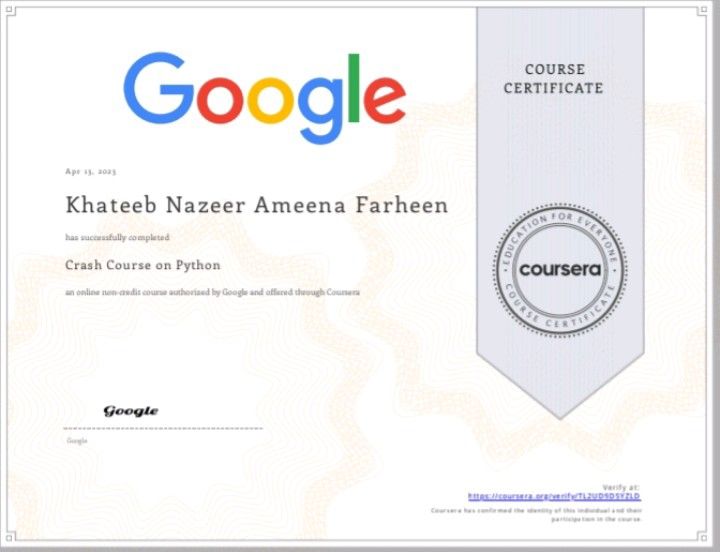 Khateeb Nazeer A. on LinkedIn: #connections #python #programming # ... Khateeb Nazeer A. on LinkedIn: #connections #python #programming # ...