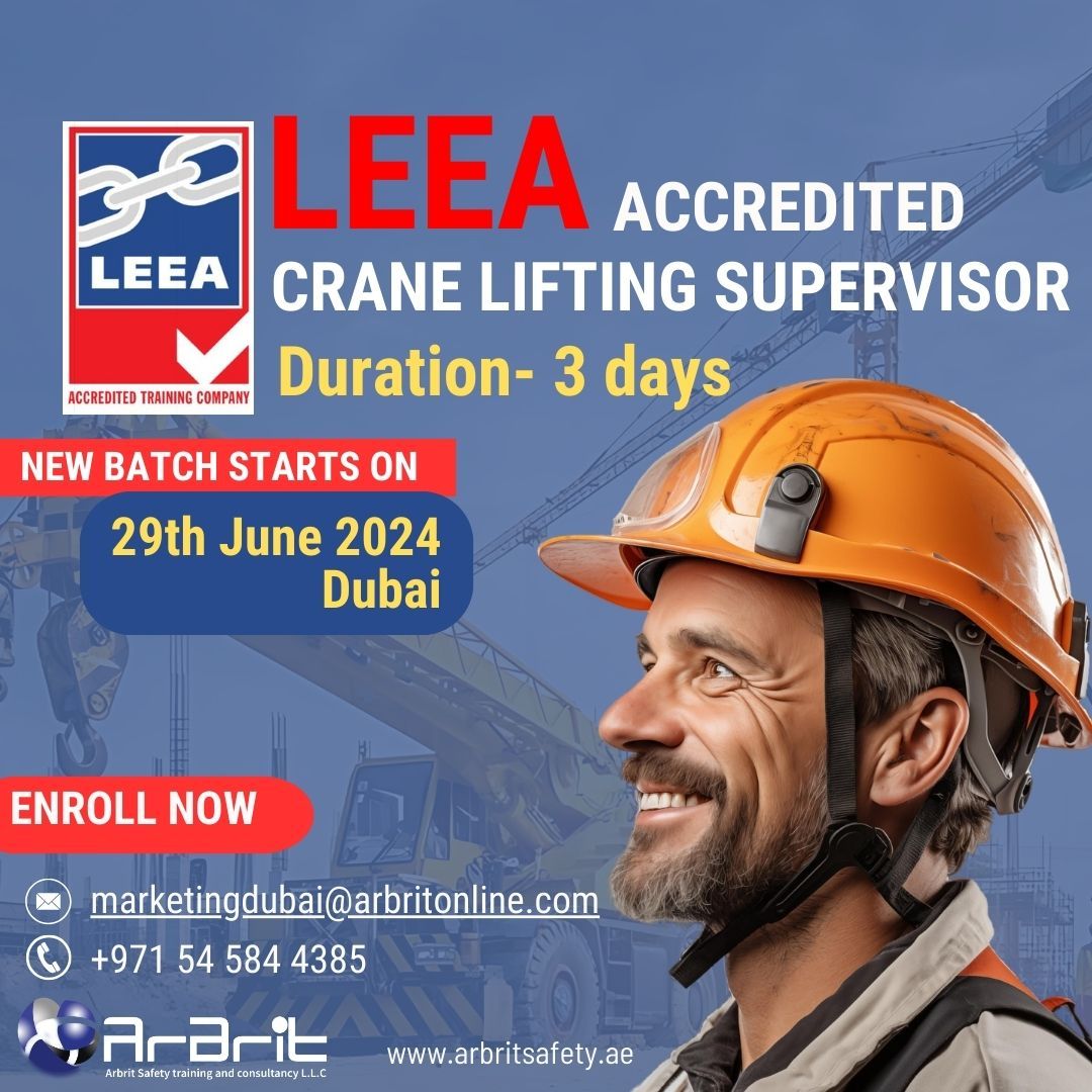 Afshan Arbrit on LinkedIn: #cranelifting #leea #training #careerdevelopment Afshan Arbrit on LinkedIn: #cranelifting #leea #training #careerdevelopment