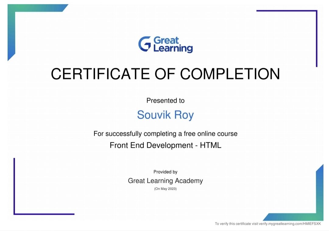 Souvik Roy on LinkedIn: #javascript #css #html Souvik Roy on LinkedIn: #javascript #css #html
