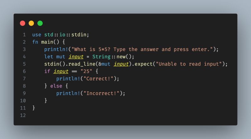 Deves Rawat on LinkedIn: #rustlang #programming #rustquiz # ... Deves Rawat on LinkedIn: #rustlang #programming #rustquiz # ...